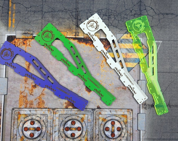 9'' 6'' 3'' Combi Warhammer Kill Team and Octarius Combat Rulers ...