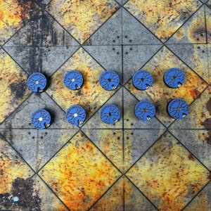 0-15 New V2 18mm Micro Wound/health Counters (10 Pack) Tabletop ...