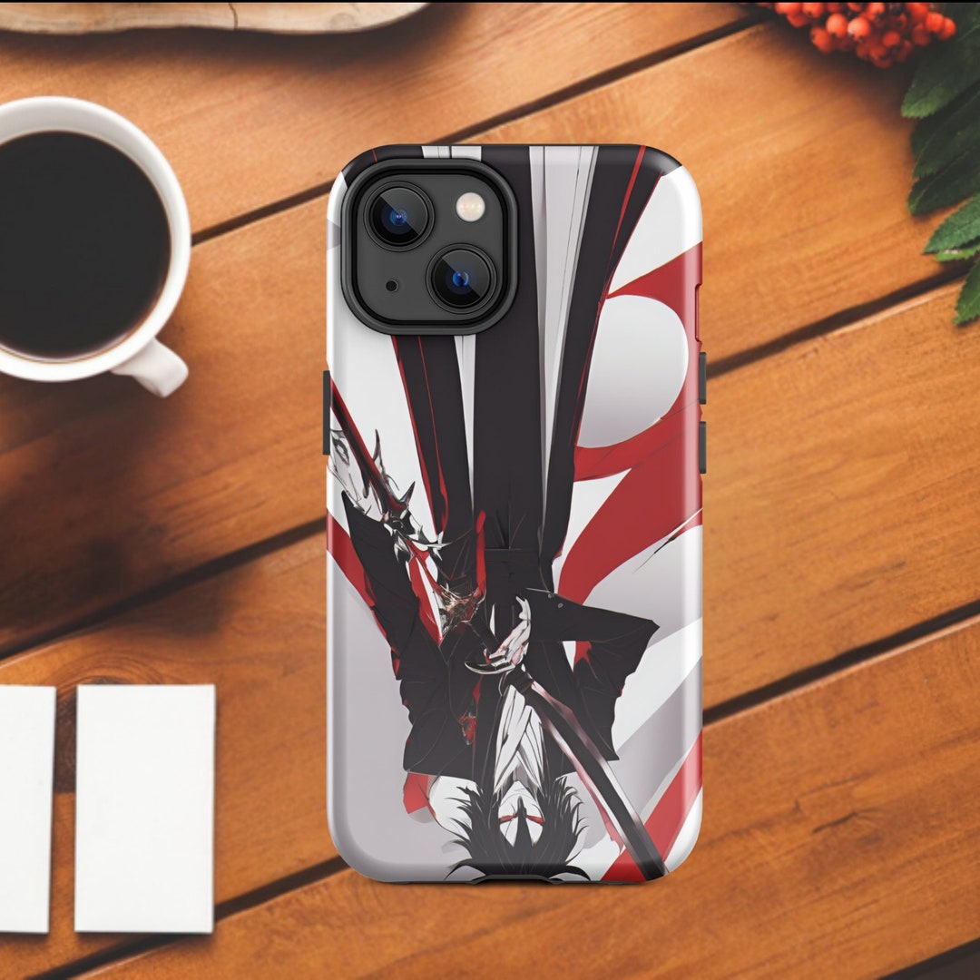 Flipped Ulquiorra Cifer iPhone 15 Pro Tough Case Red Moon Art Matte ...