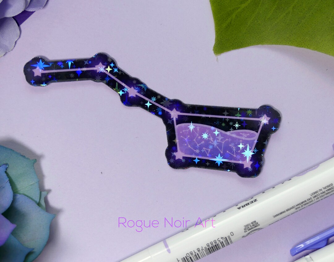 Holographic Big Dipper Sticker: Celestial Vinyl Laptop Decal - Etsy