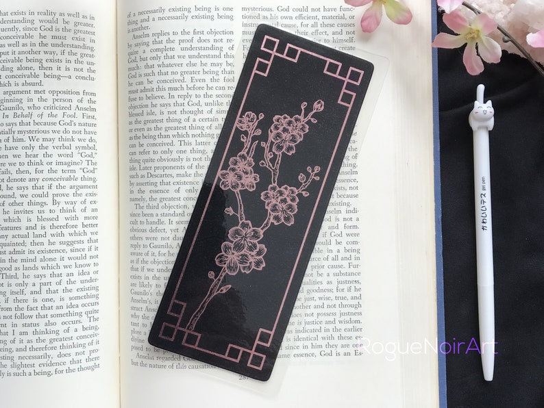 Sakura Foil Bookmark Cherry Blossom Bookmark Multiple - Etsy