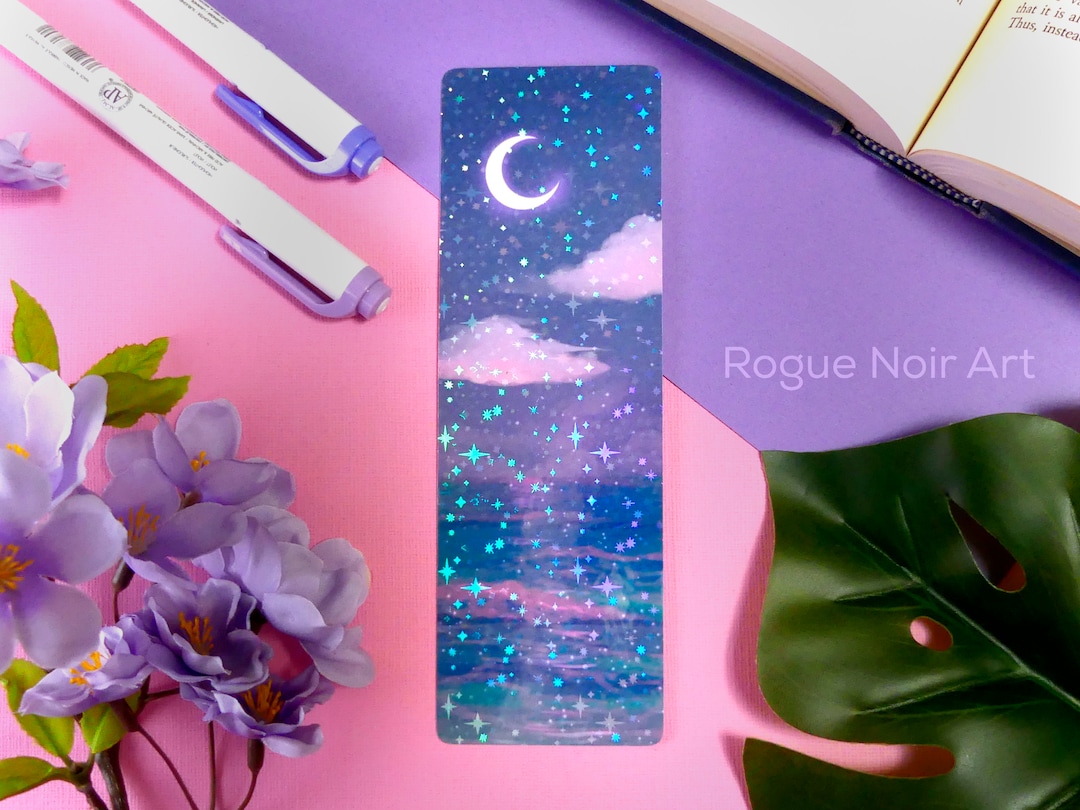 Ocean Aesthetic Bookmark | Holographic Bookmark | Beachy Vibes | Summer ...