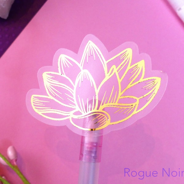 Lotus Flower Sticker - Etsy