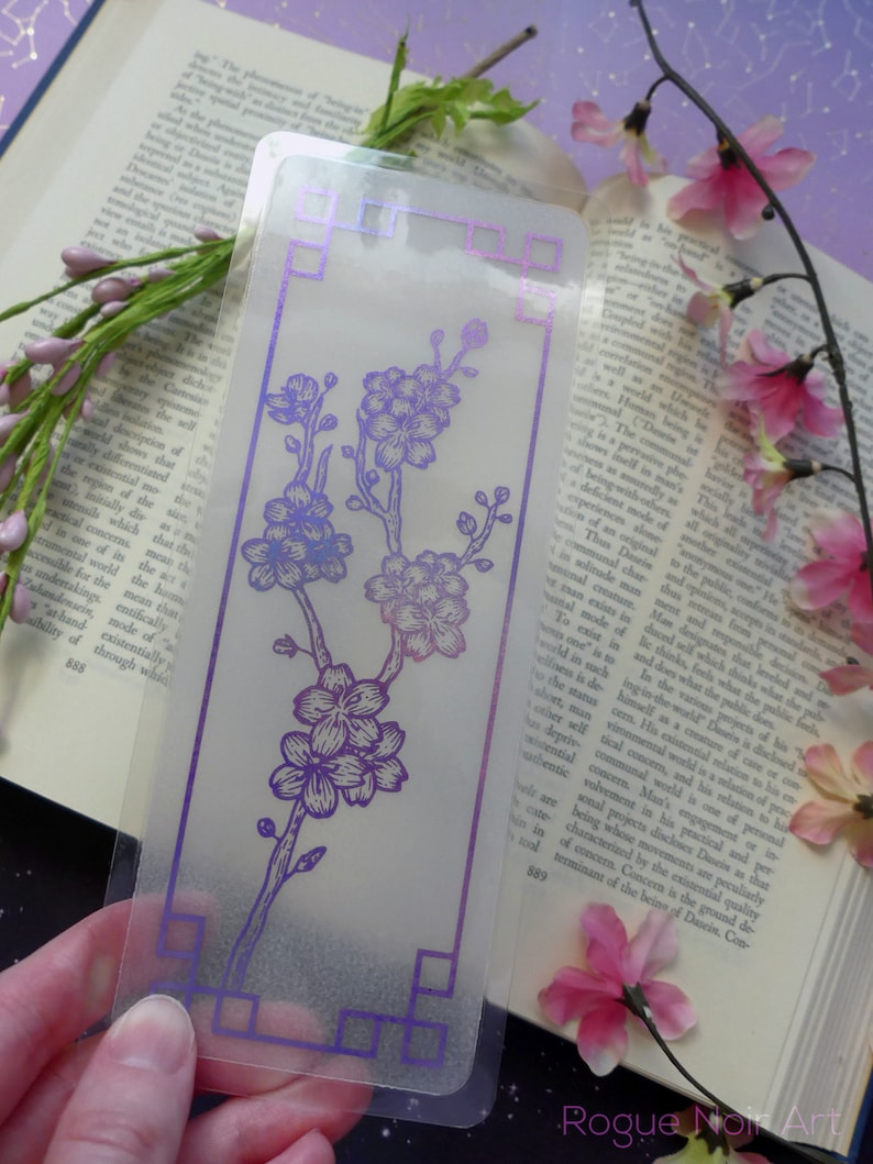 Sakura Foil Bookmark Cherry Blossom Bookmark Multiple - Etsy