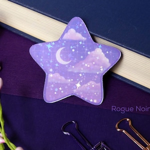 Holographic Star Magnet - Cute Fridge Decor or Locker Magnet, Unique ...
