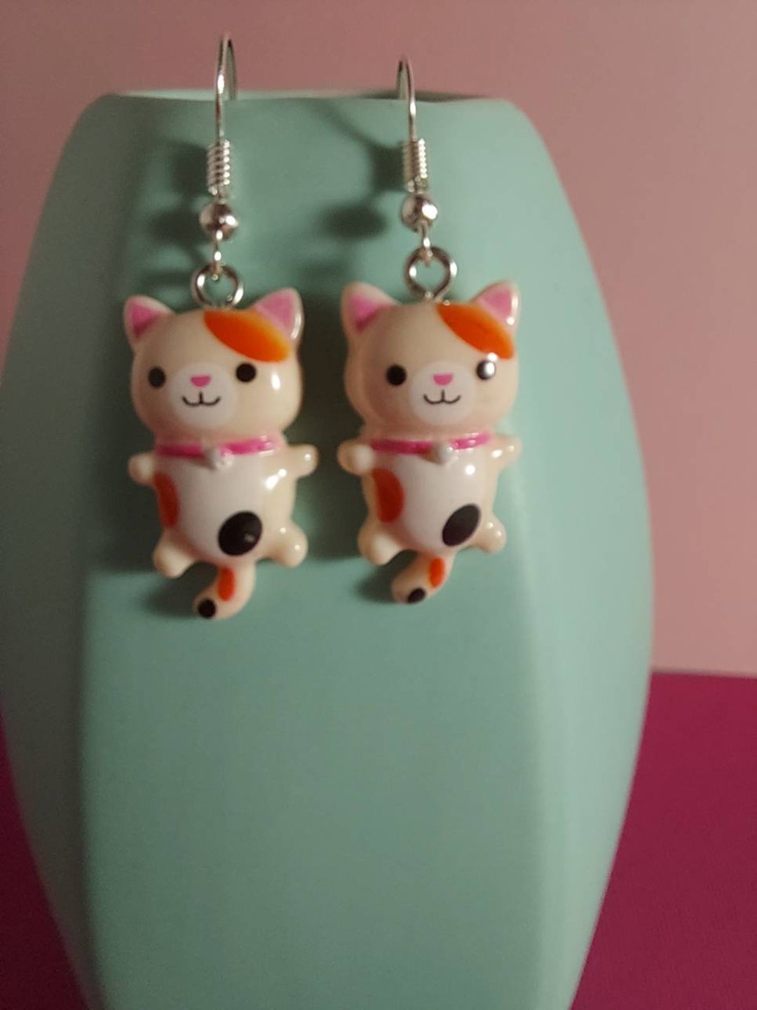 Cute Cat Earrings - Etsy