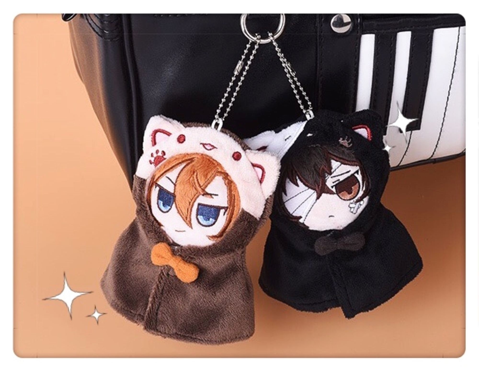 Cute Anime plush keychain Bungo Stray Dogs Plush DollAnime | Etsy
