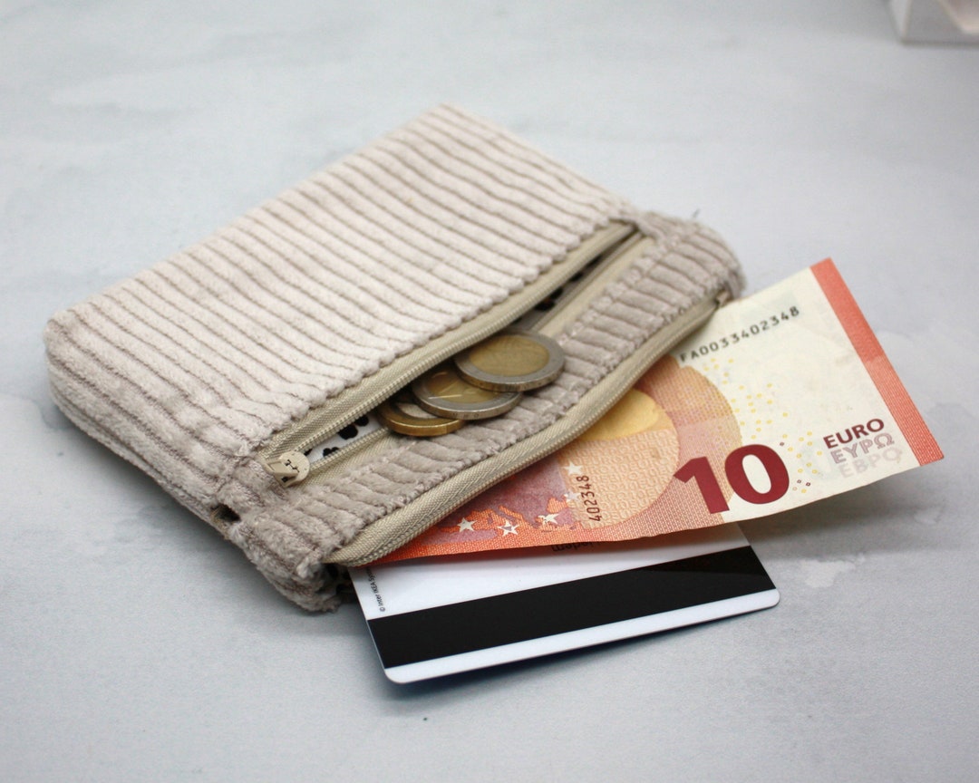 Purse, Wallet, Wallet Cord Beige, Wallet - Etsy
