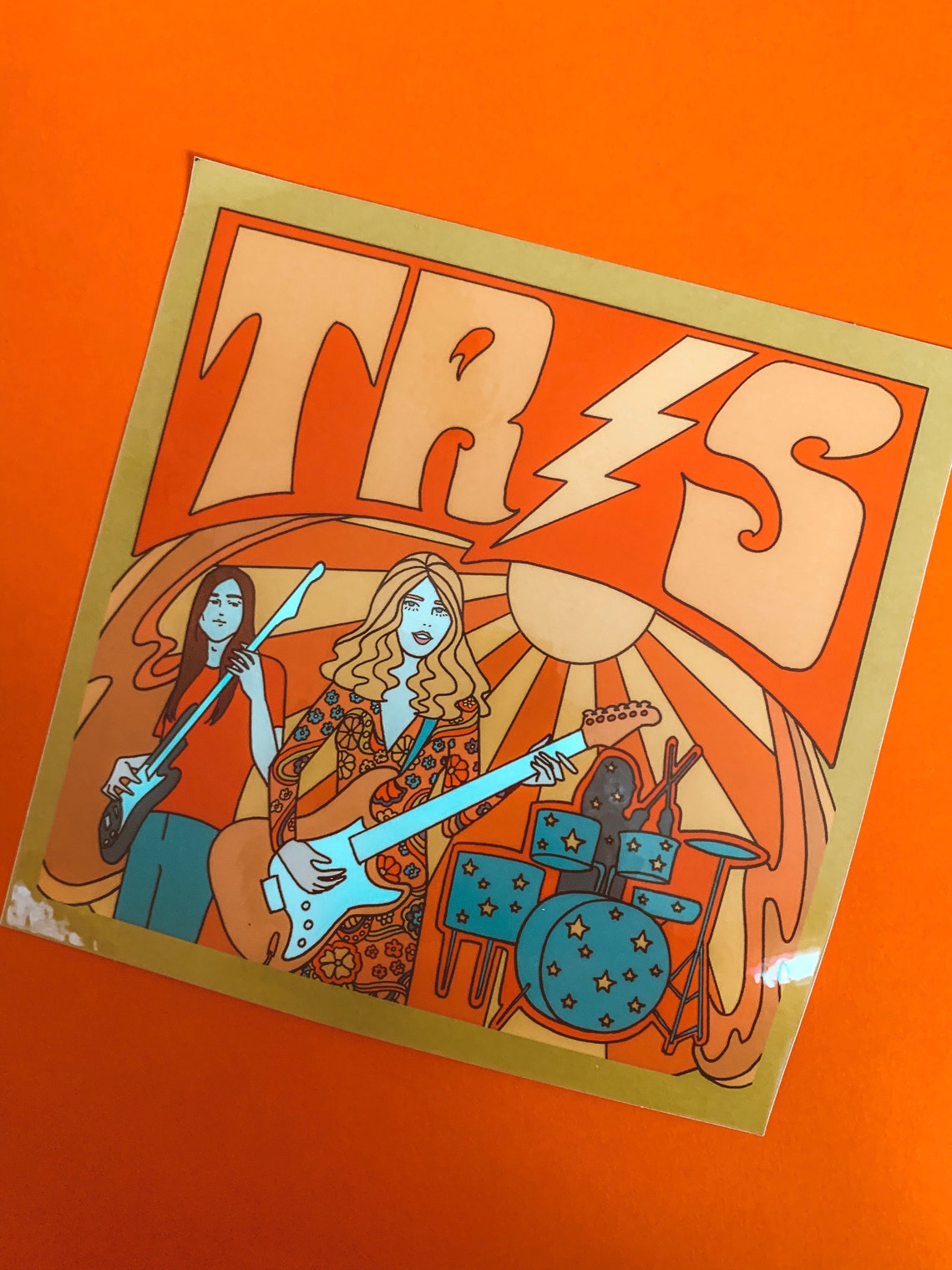 Tris Music Retro Sticker - Etsy