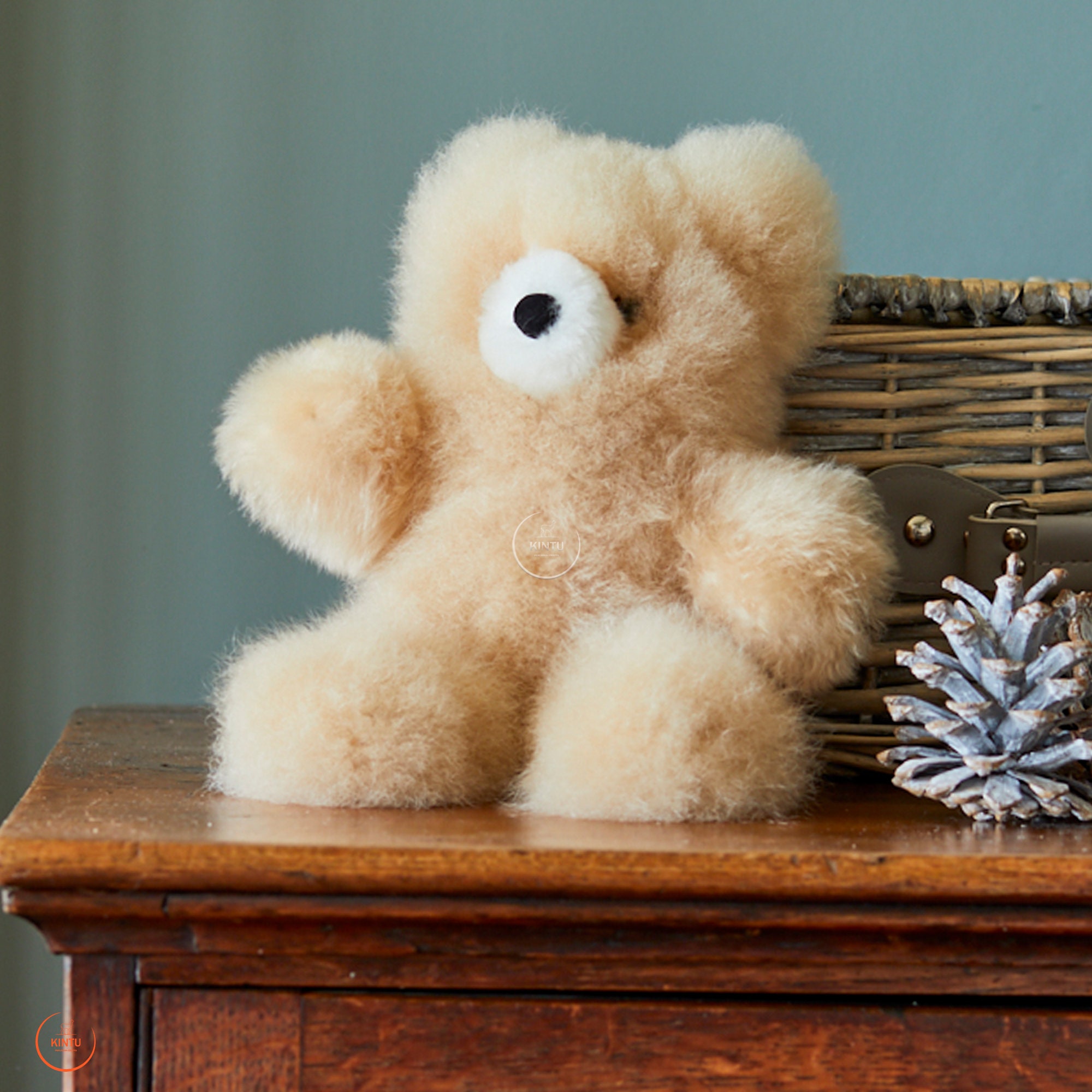 Alpaca Teddy Bear 14 and 10 Inch Soft Bears Alpaca Fur - Etsy