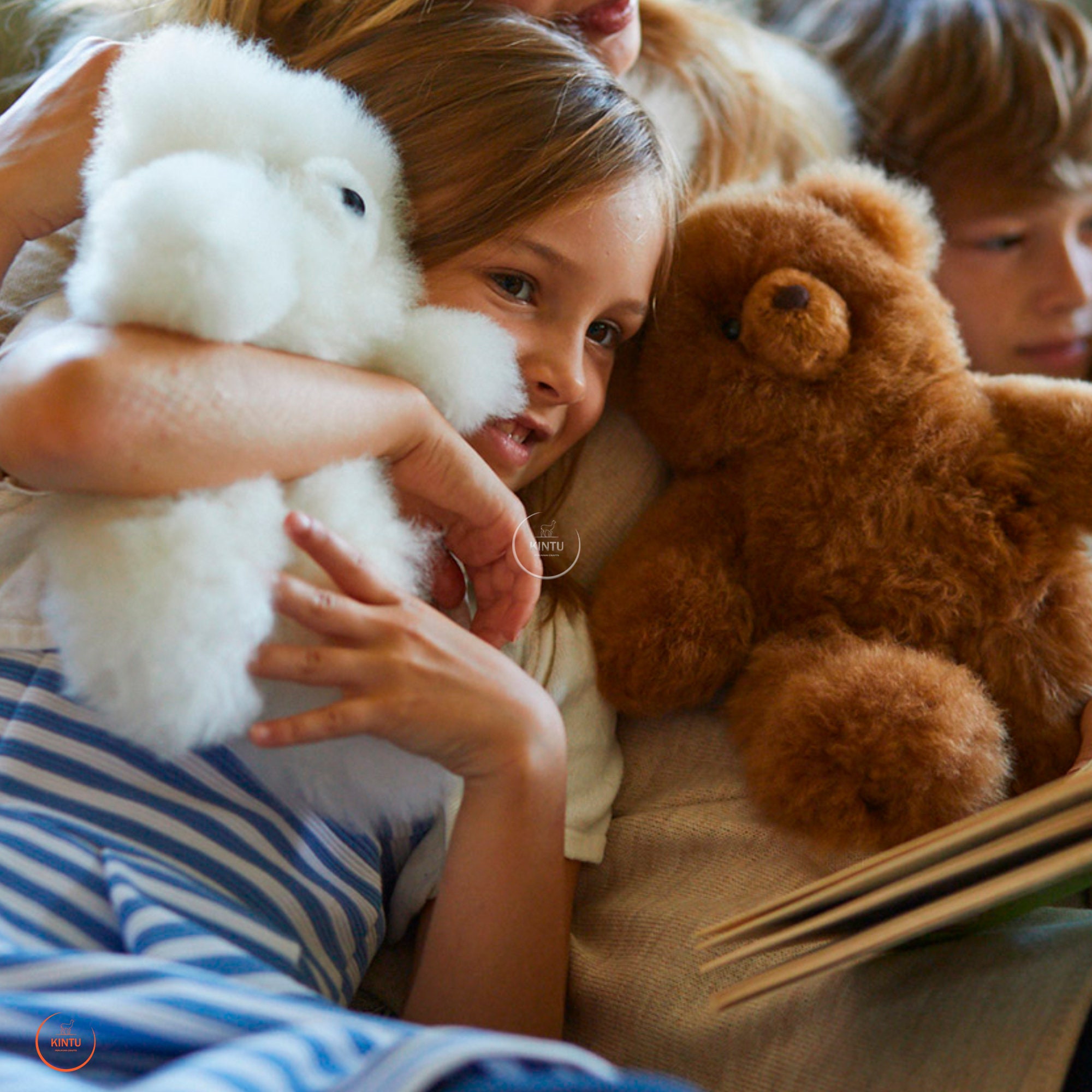 Alpaca Teddy Bear , 14 and 10 Inch Soft Bears, Alpaca Fur Teddy Bear ...