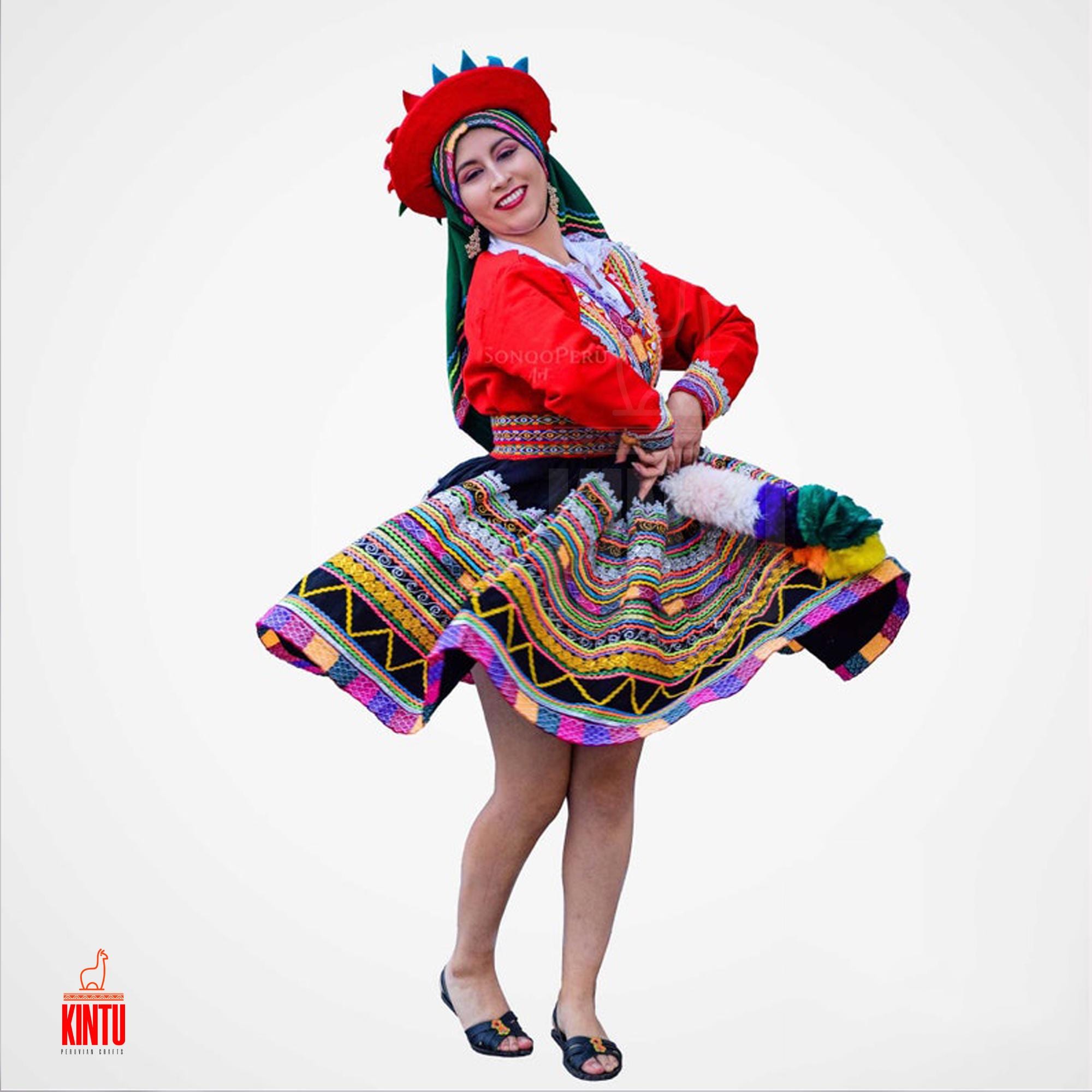 Handmade Peruvian Folk Dance Costume, Andean Festival Attire - Etsy