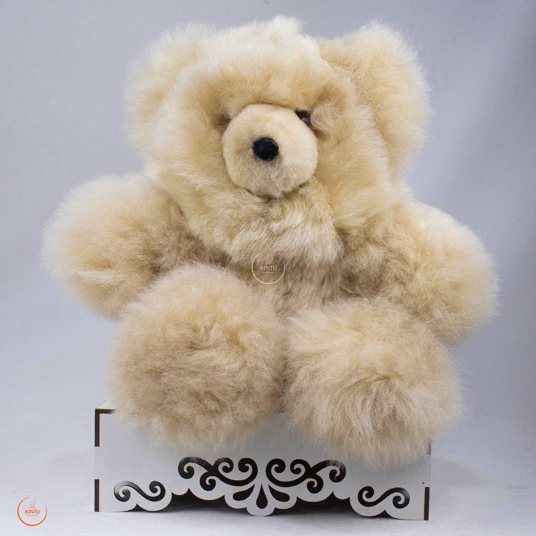 Alpaca Teddy Bear, Teddy Bear, 14 and 10 Inch Bears, Alpaca Fur Teddy ...