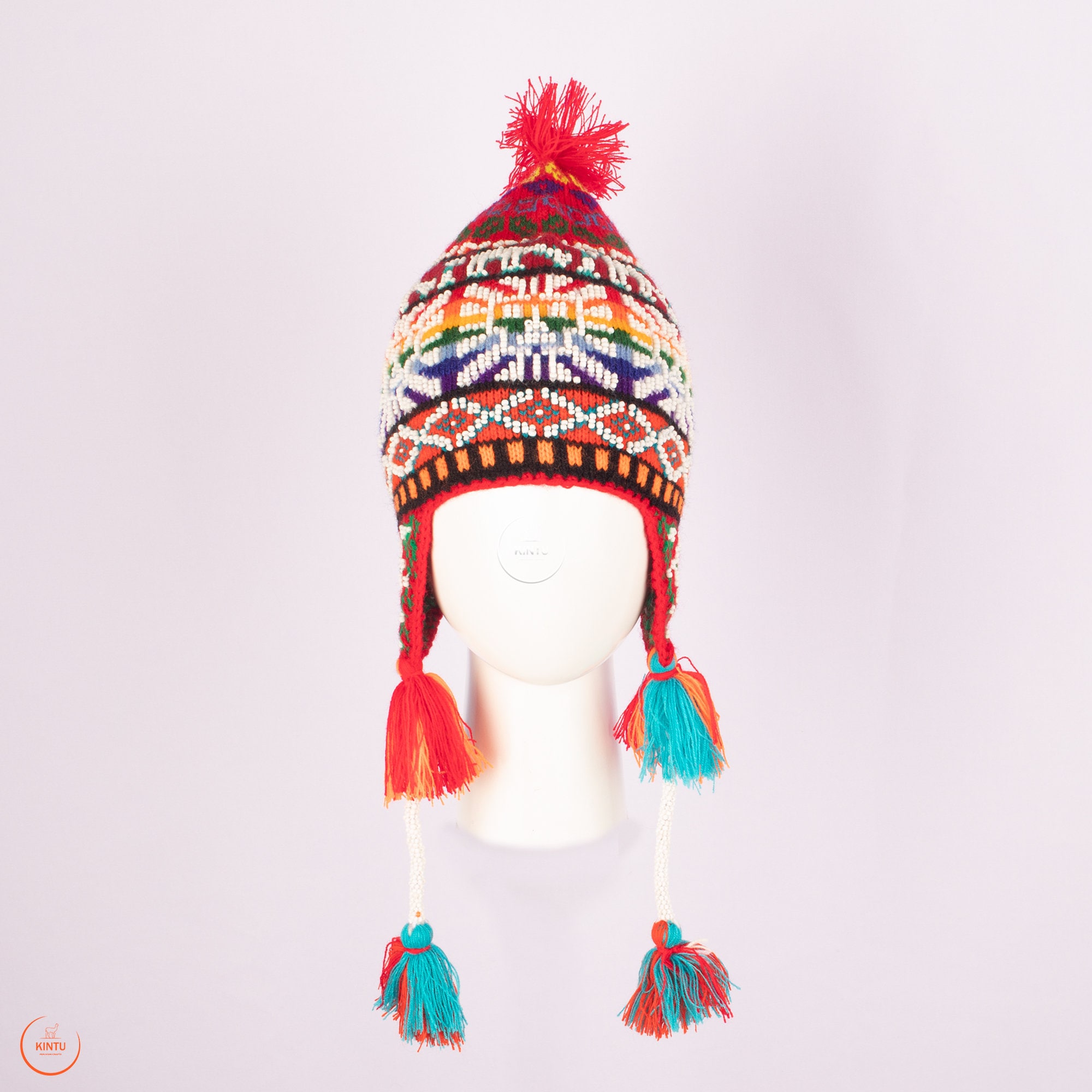 Peruvian Mystic Shaman Hat, Peruvian Beaded Chullo, Quero Chullo ...