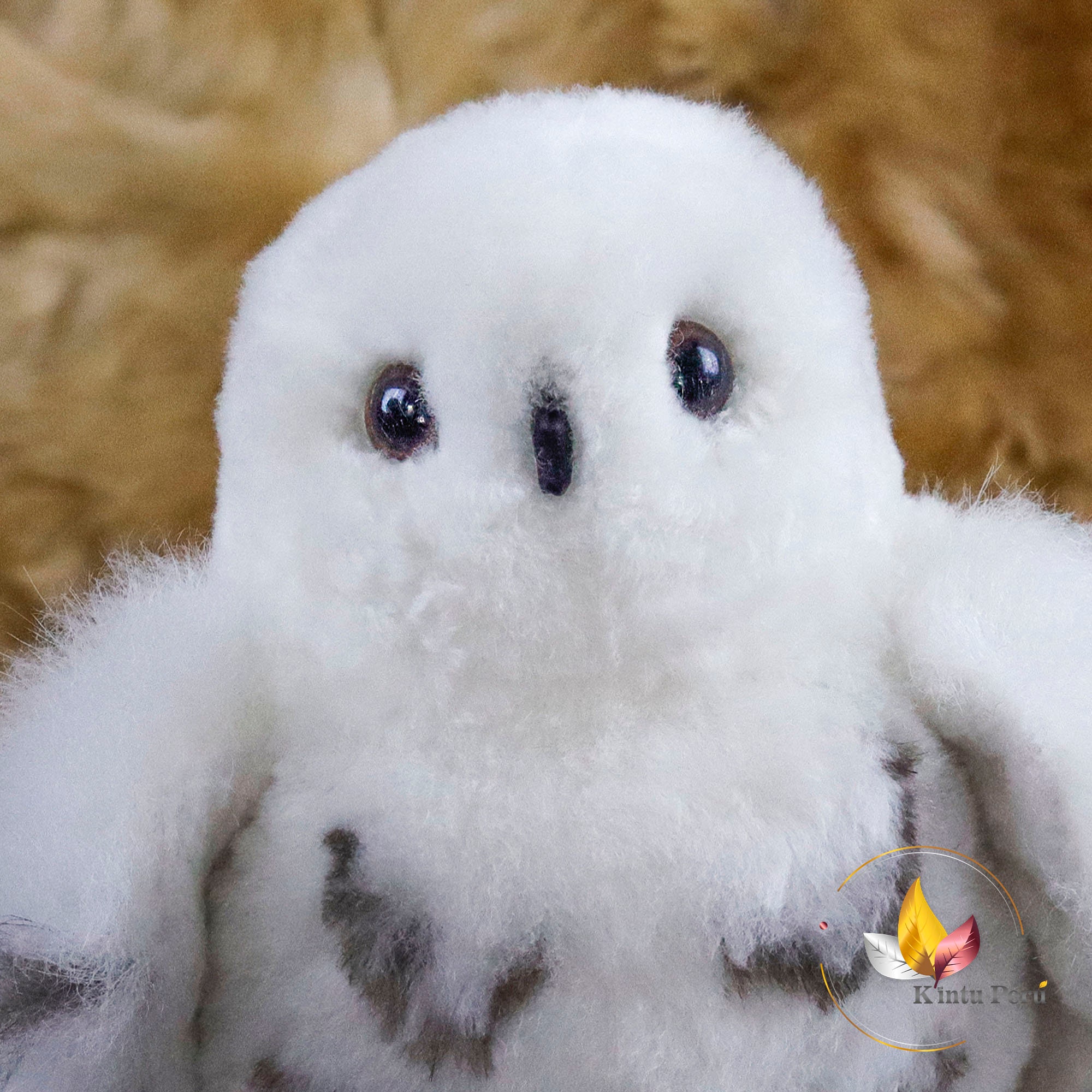 Baby Owl Teddy / Beautiful 100% Alpaca Fur Teddy / Extremely Soft Teddy ...