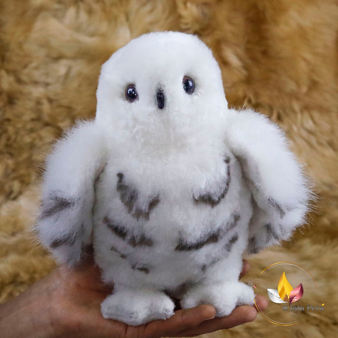 Baby Owl Teddy / Beautiful 100% Alpaca Fur Teddy / Extremely Soft Teddy ...