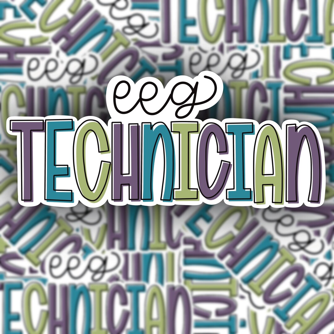 EEG Technician Sticker / Eeg Tech Sticker / Eeg Technician / Eeg ...
