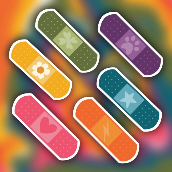 Bandage Stickers - Etsy