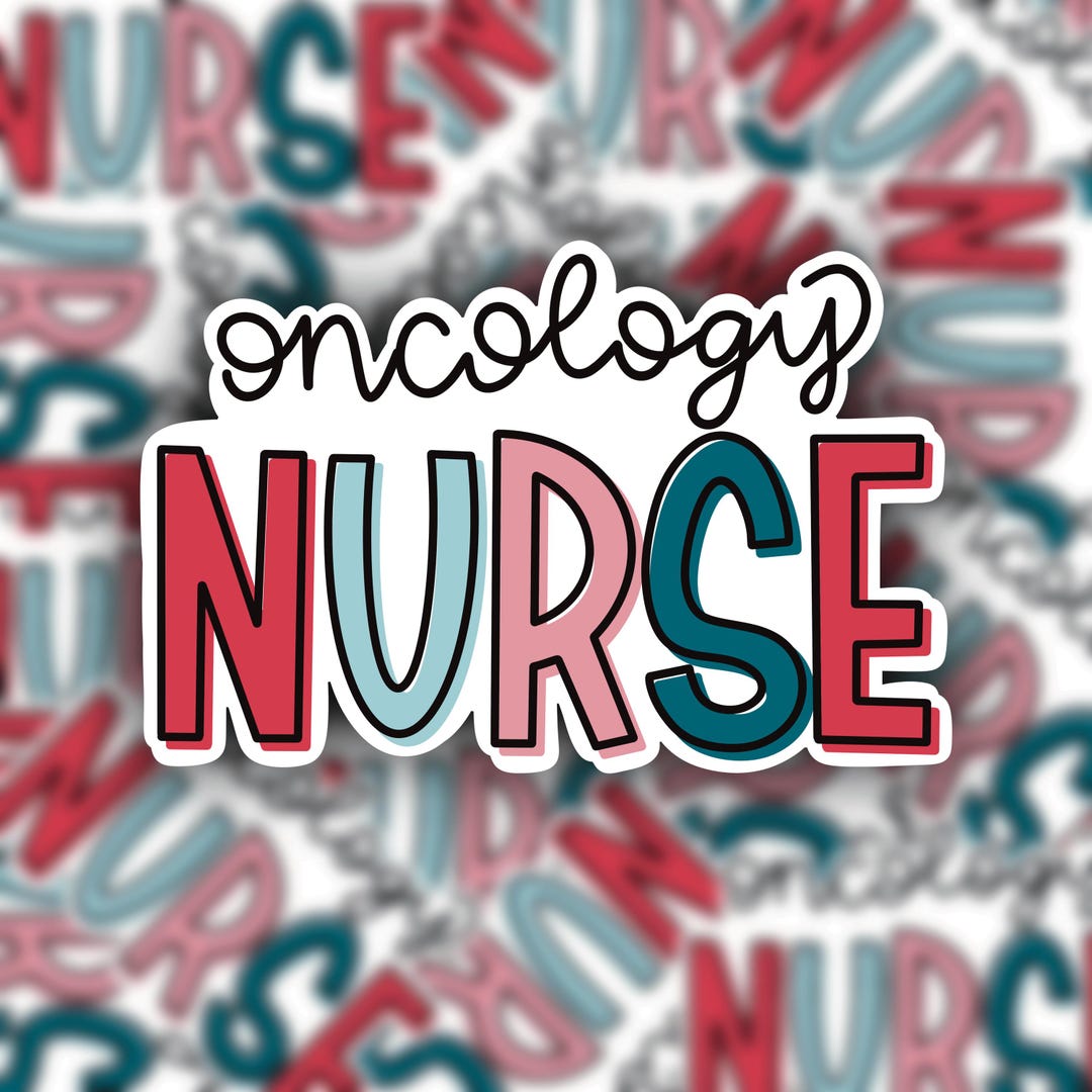 Oncology Nurse Sticker / Oncology Nurse / Nurse Sticker / Nurse Decal ...