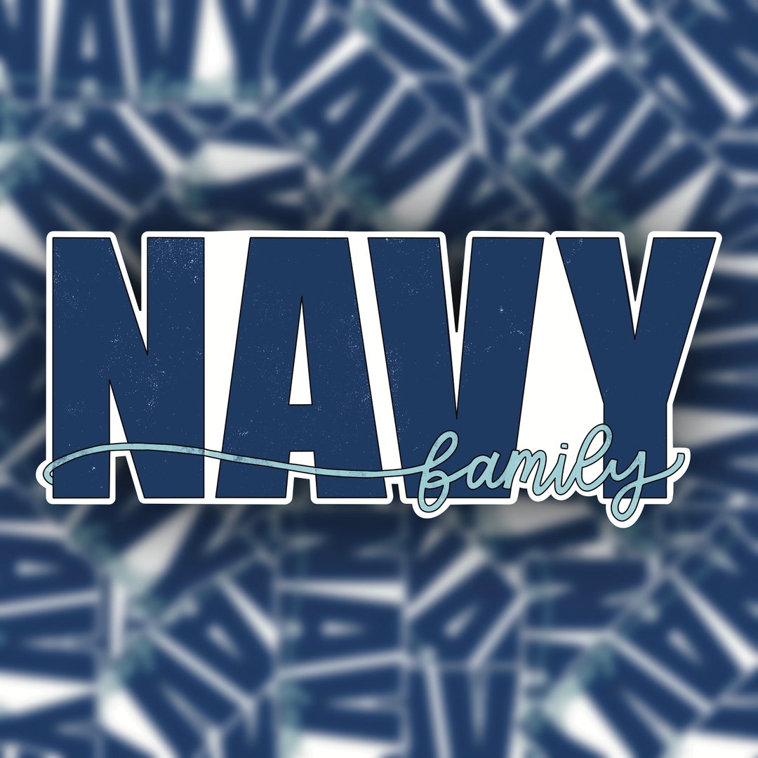 Navy Family Sticker / Navy Family Decal / Navy Family / Military Fam ...