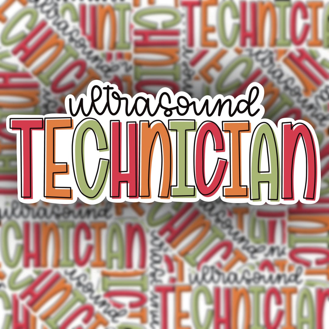 Ultrasound Technician Sticker / Ultrasound Tech Sticker / Ultrasound ...