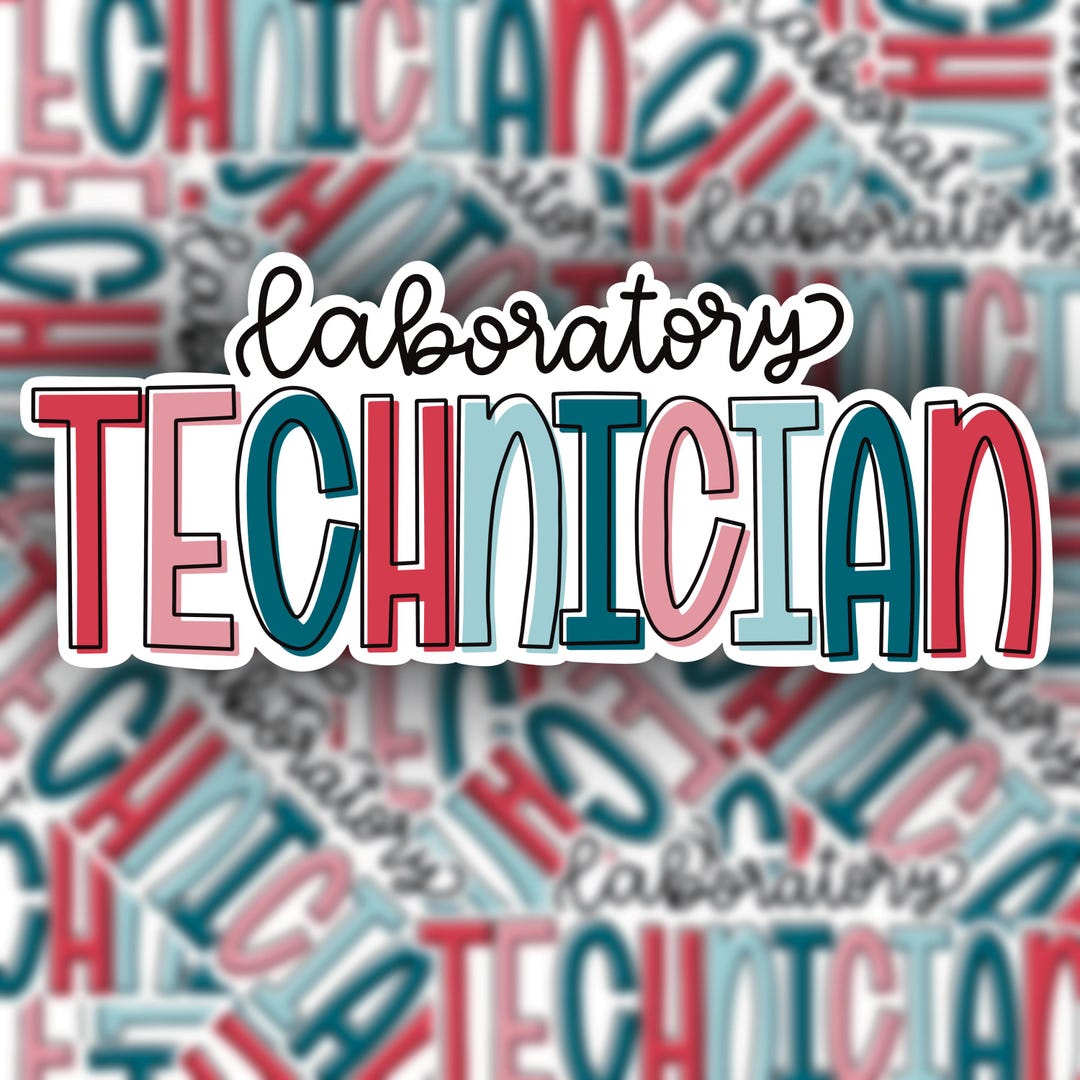 Laboratorytechnician Sticker / Lab Tech Sticker / Laboratory Technician ...