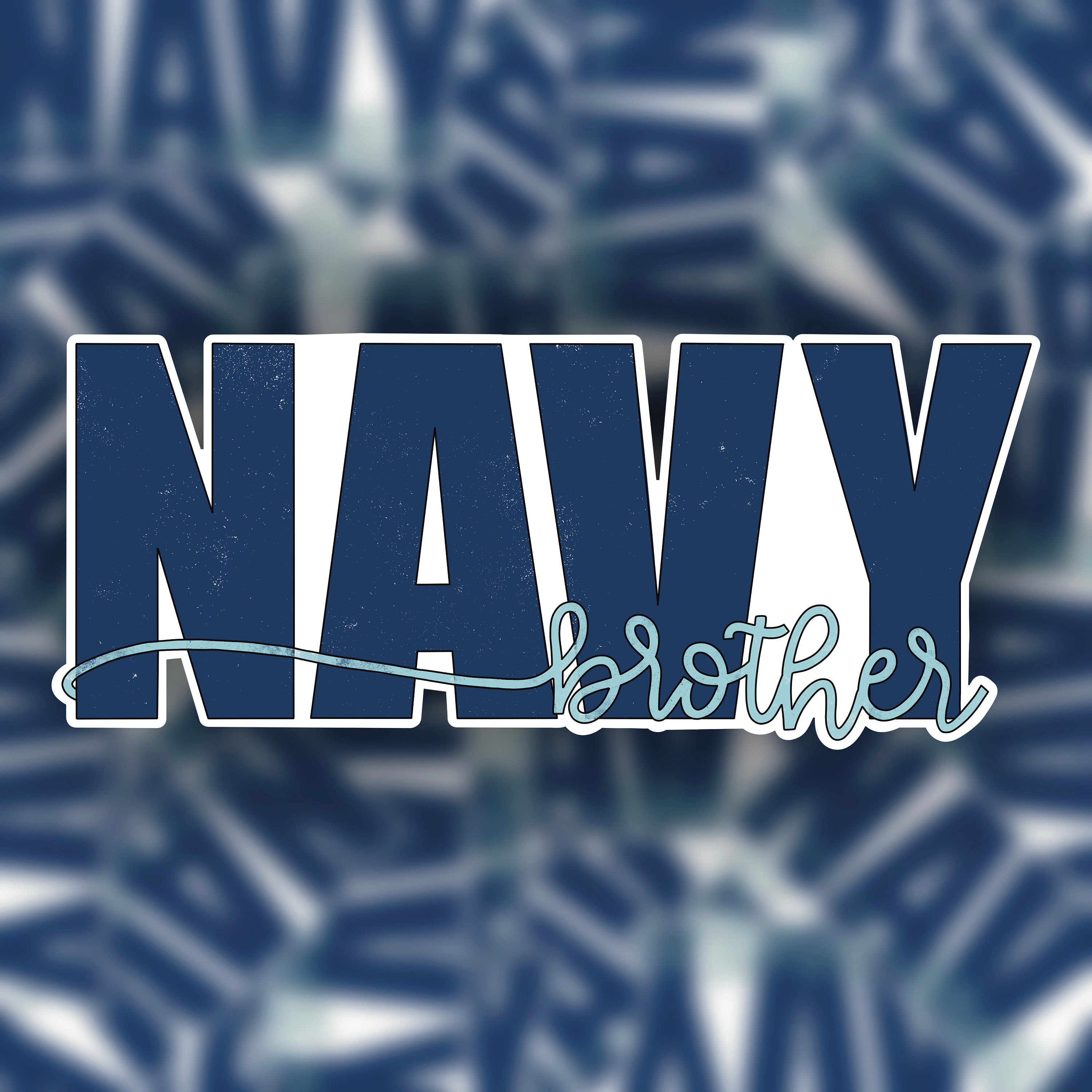 Navy Brother Sticker / Navy Brother Decal / Navy Bother / Military Fam ...