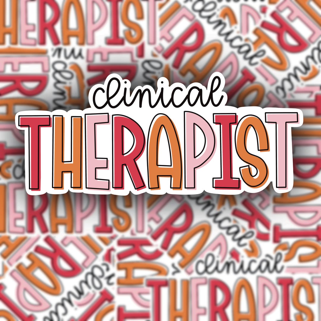Clinical Therapist Sticker / Clinical Therapist Decal / Clinical ...