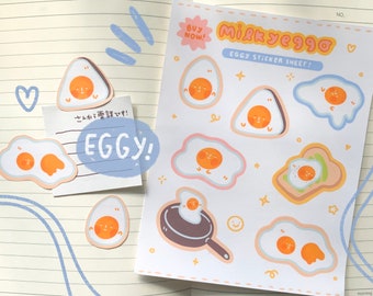 Cute Egg Sticker - Etsy
