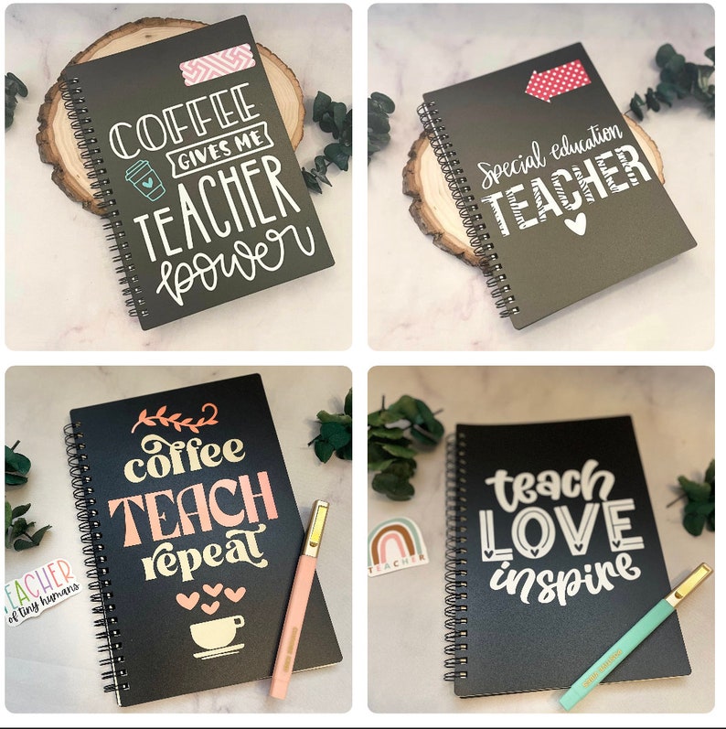 Personalized Journal, Teacher Journal, Custom Teacher Notebook, Holiday ...
