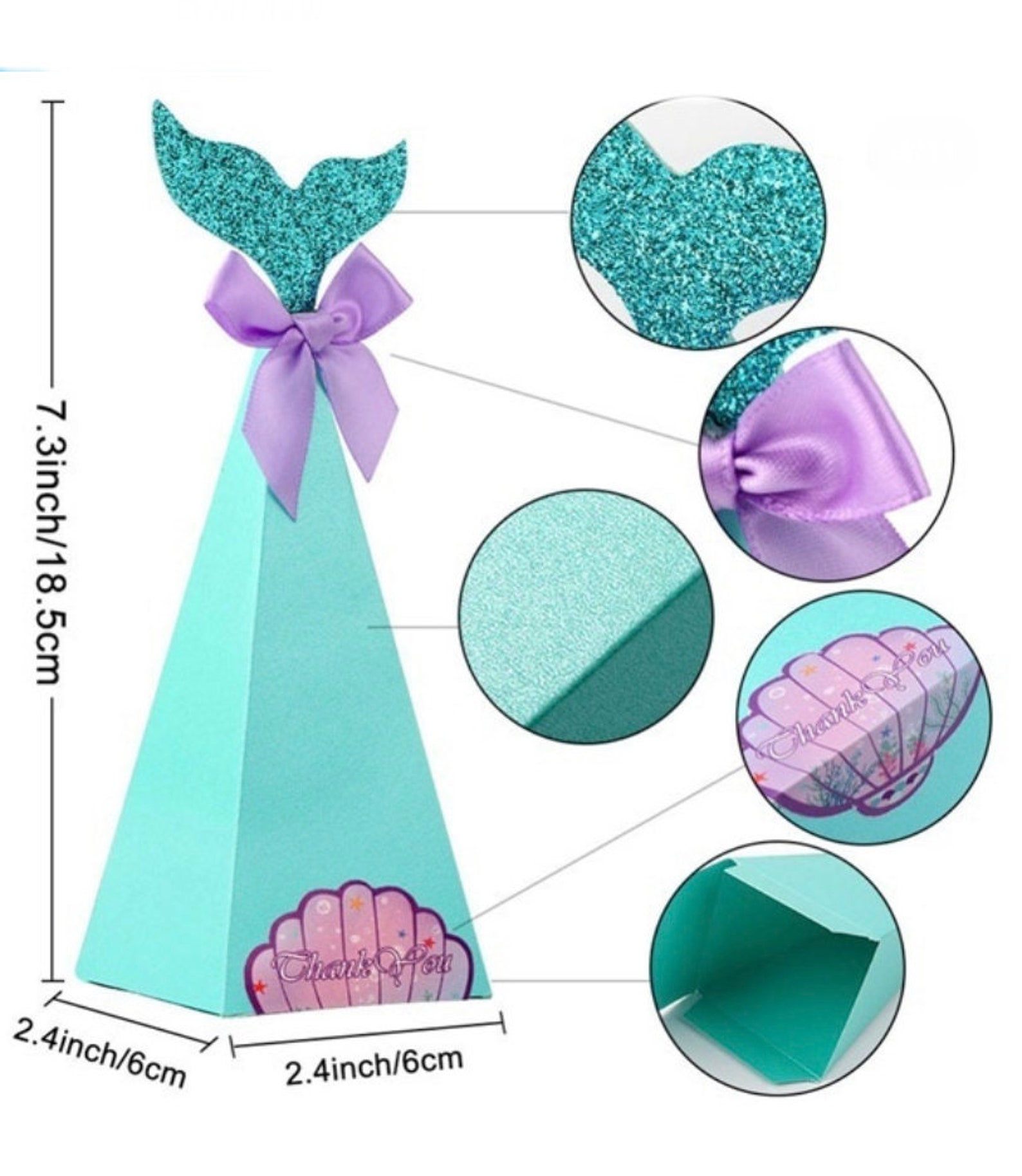 Mermaid candy box Mermaid Party favors candy bag candy box | Etsy