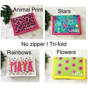 Personalized Wallets for Kids, Kids Wallet, Party Favors, Stocking ...