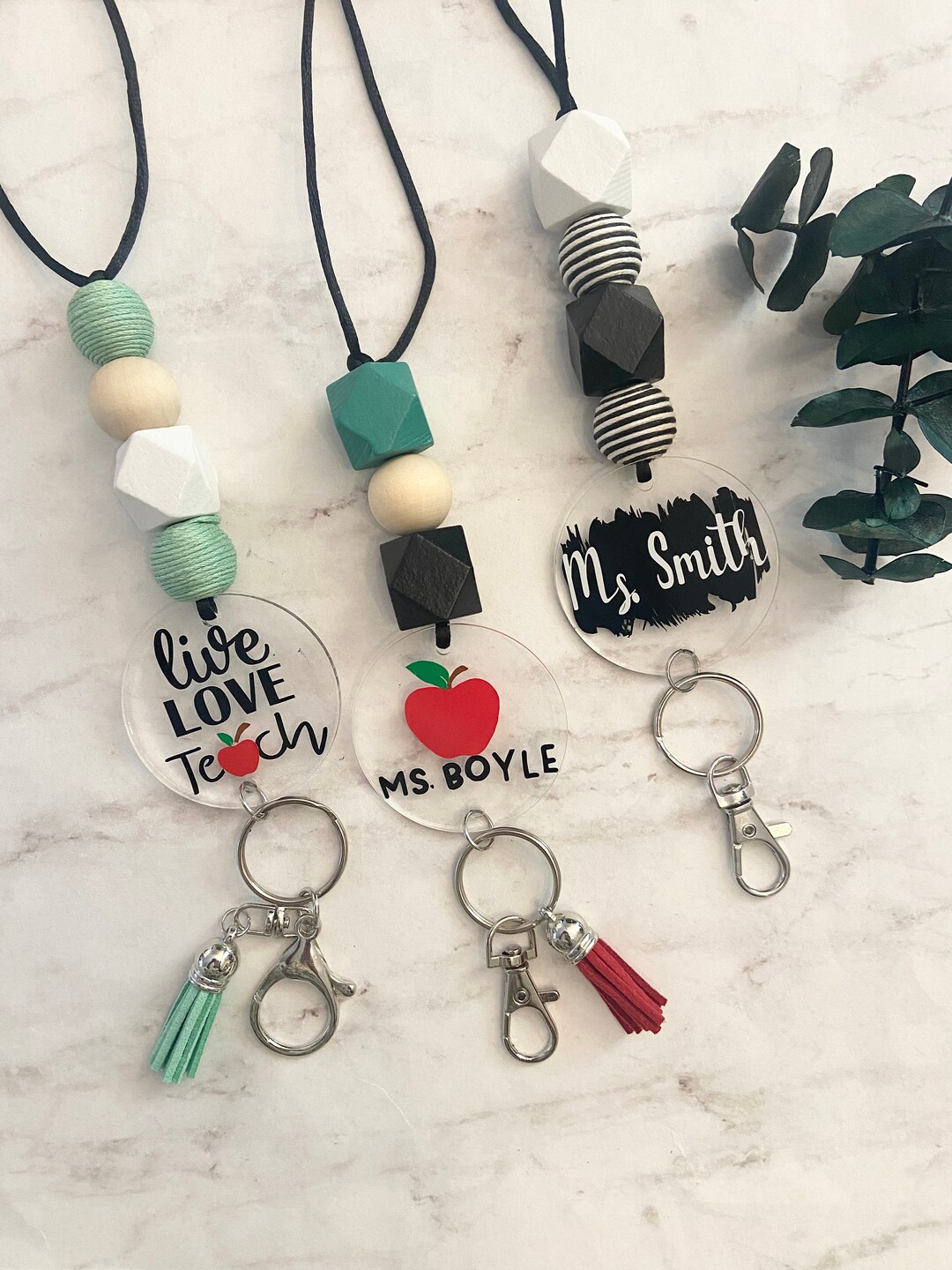 Personalized Lanyards, School Staff, Teacher Gifts, Teacher Lanyard ...