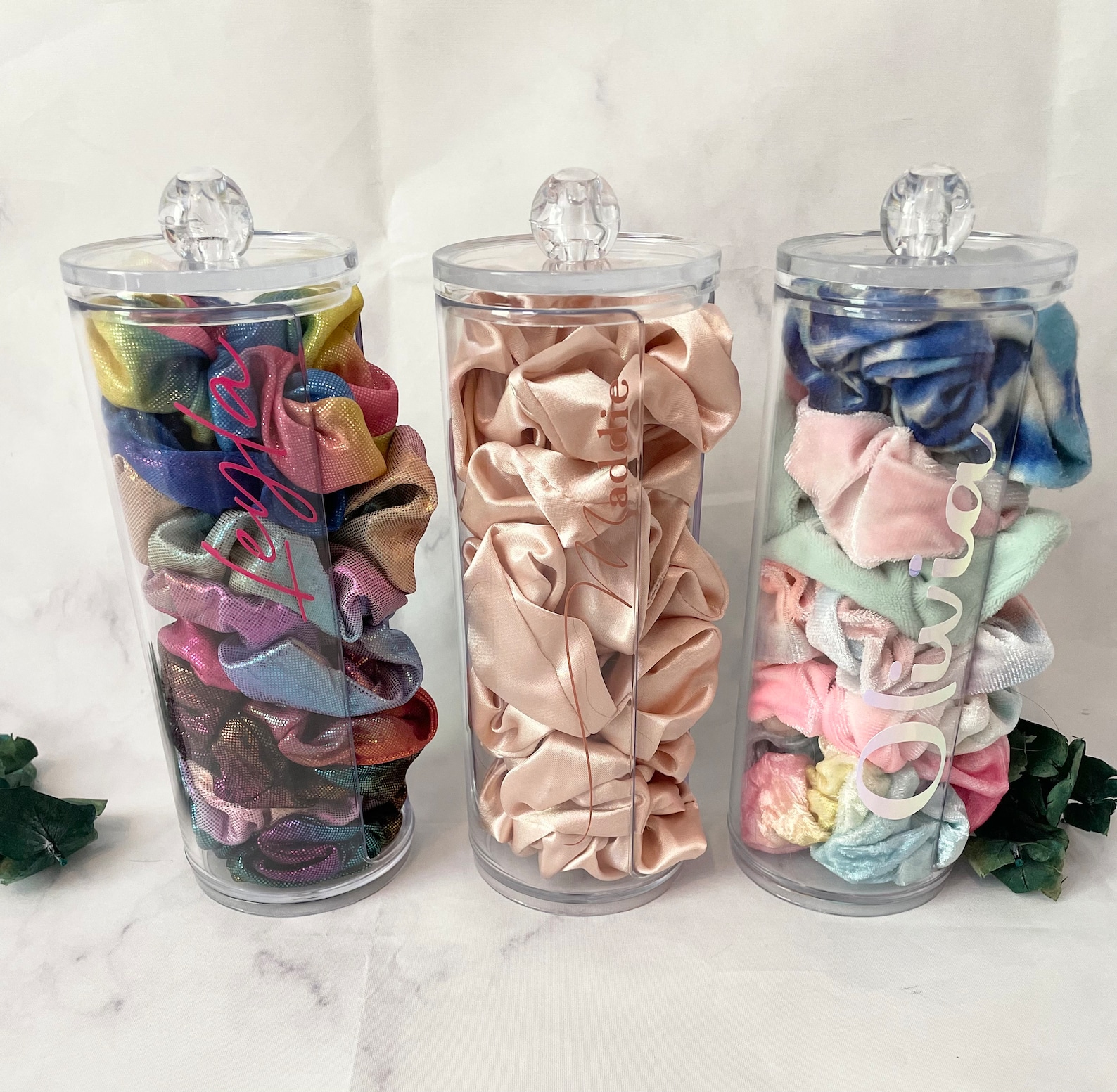 Scrunchies Holder Scrunchies Storage Bathroom Decor Hai - Etsy