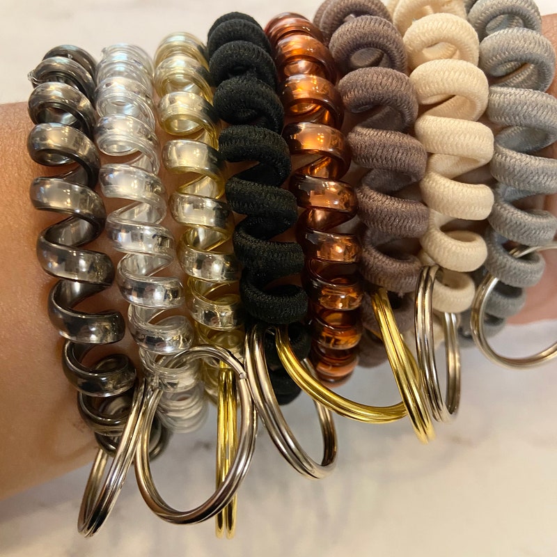Leather Coil Bracelet - Etsy