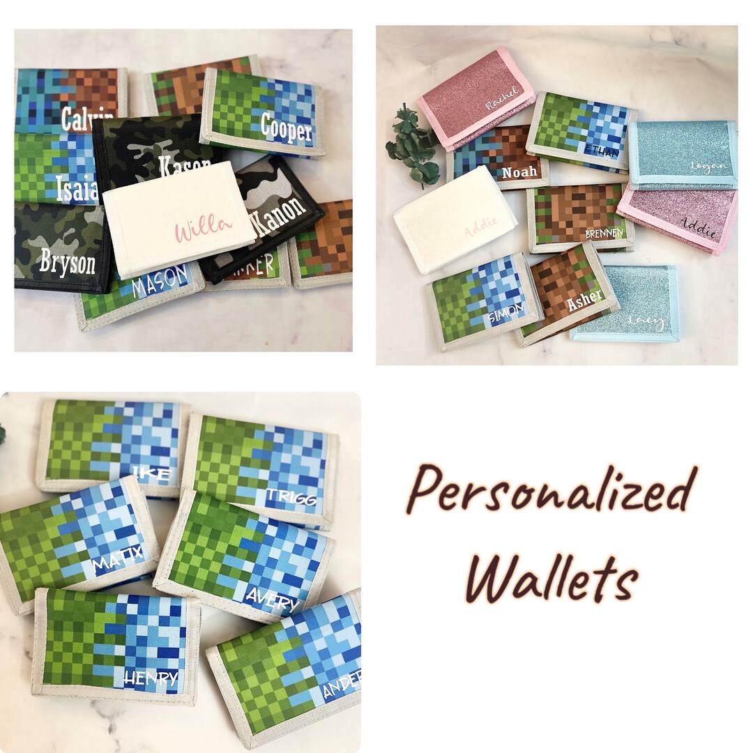 Kids Wallet, Personalized Wallet, Wallet for Kids, Wallet, Personalized ...