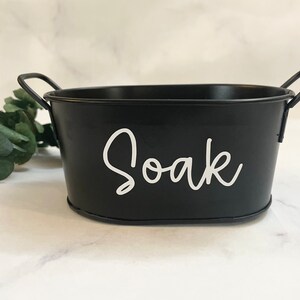 Mini Metal Bucket, Bathroom Decoration, Bathroom Decor, Soap Holder ...