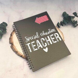 Personalized Journal, Teacher Journal, Custom Teacher Notebook, Holiday ...