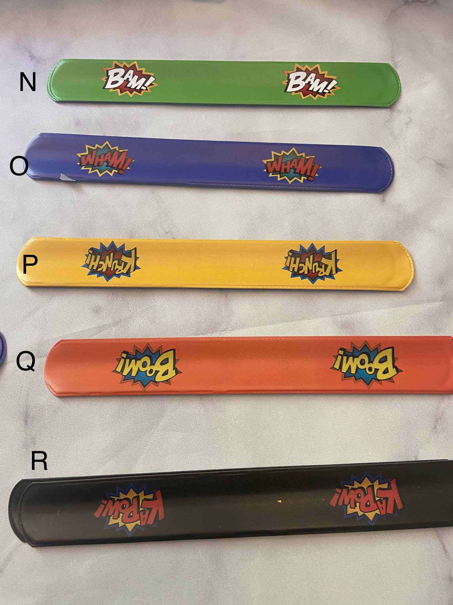 Super Hero Slap Bracelets, Super Hero Party, Party Favors, Birthday ...