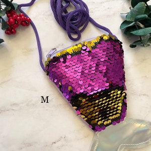 Mermaid Bags, Personalized Kids Bags, Kids Accessories, Mermaid Sequin ...