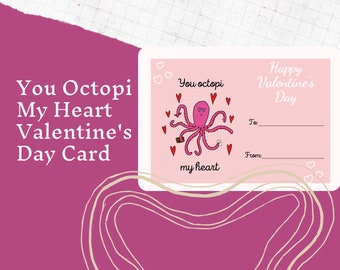 Valentine Octopus | Etsy