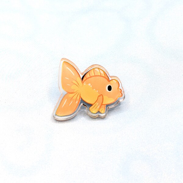 Goldfish Pin - Etsy