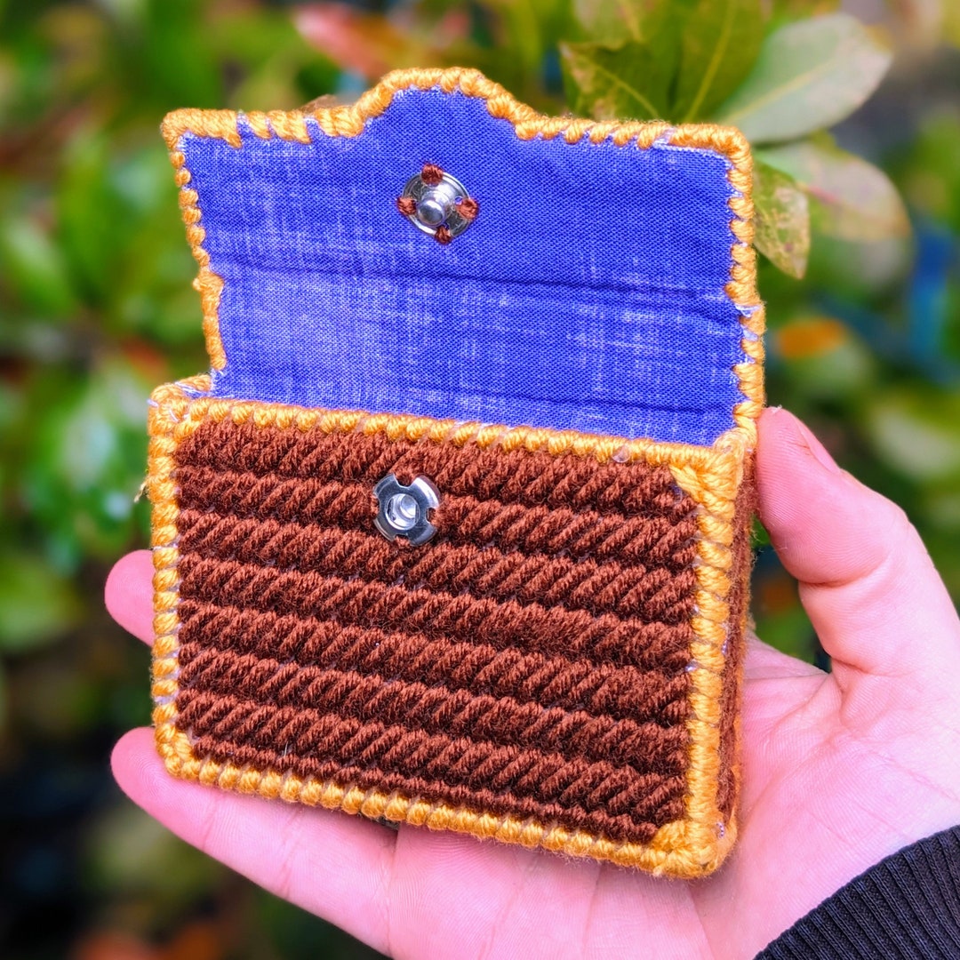 Treasure Chest Wallet Purple Interior - Etsy