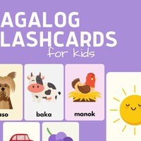 Filipino Emotion Flashcards: 50 Tagalog Cards for Kids - Etsy