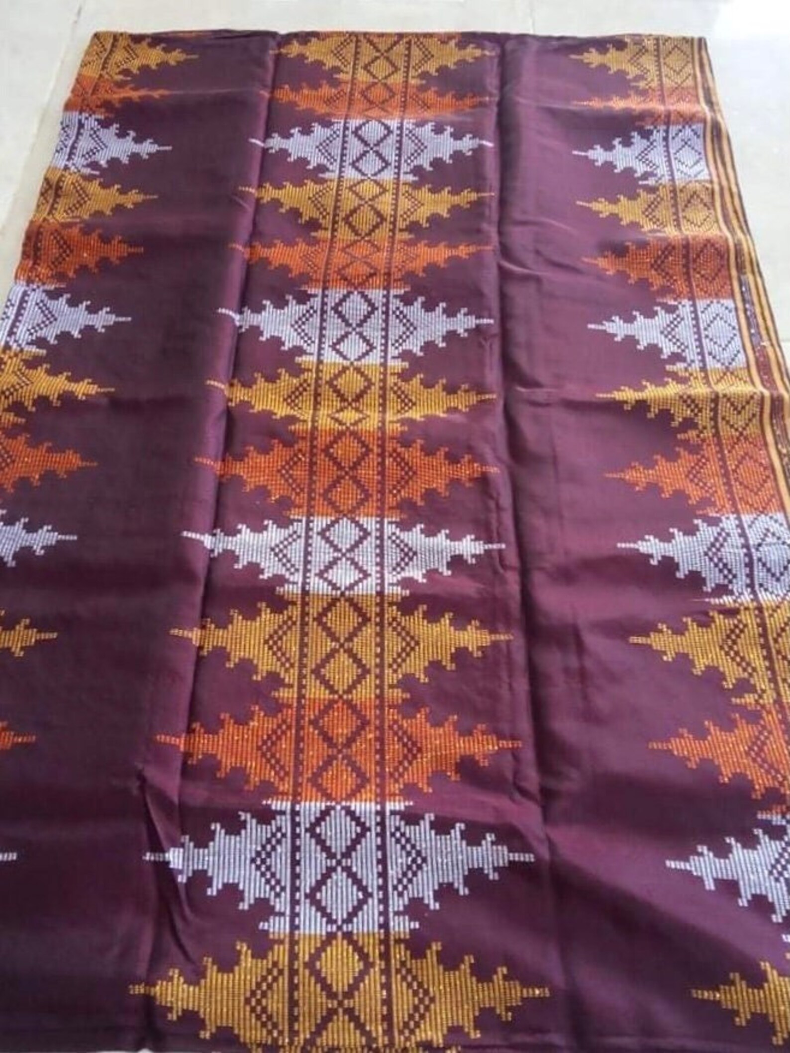 Woven Inaul Malong Philippines Ethnic Handwoven Textile Ranun Mindanao ...