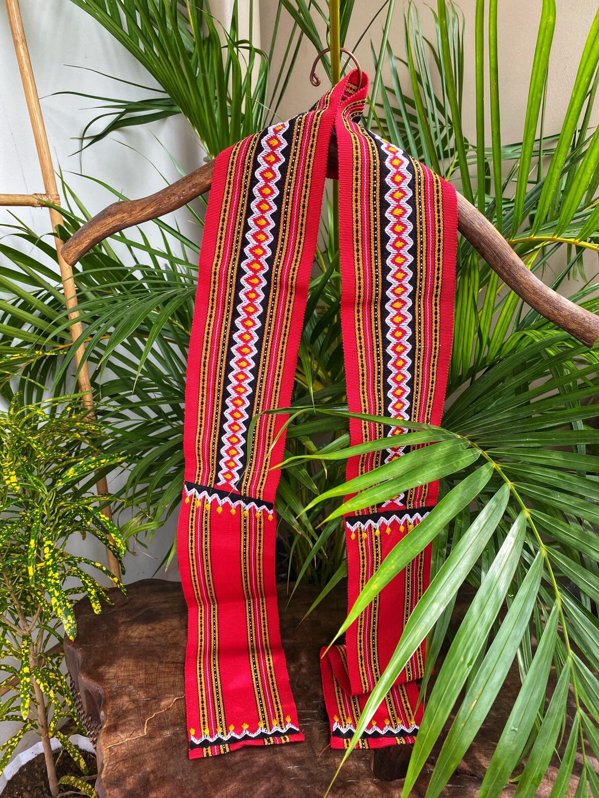 Cordillera Philippines Tapis Kalinga Bontoc Belt Sash 4 X 65 - Etsy
