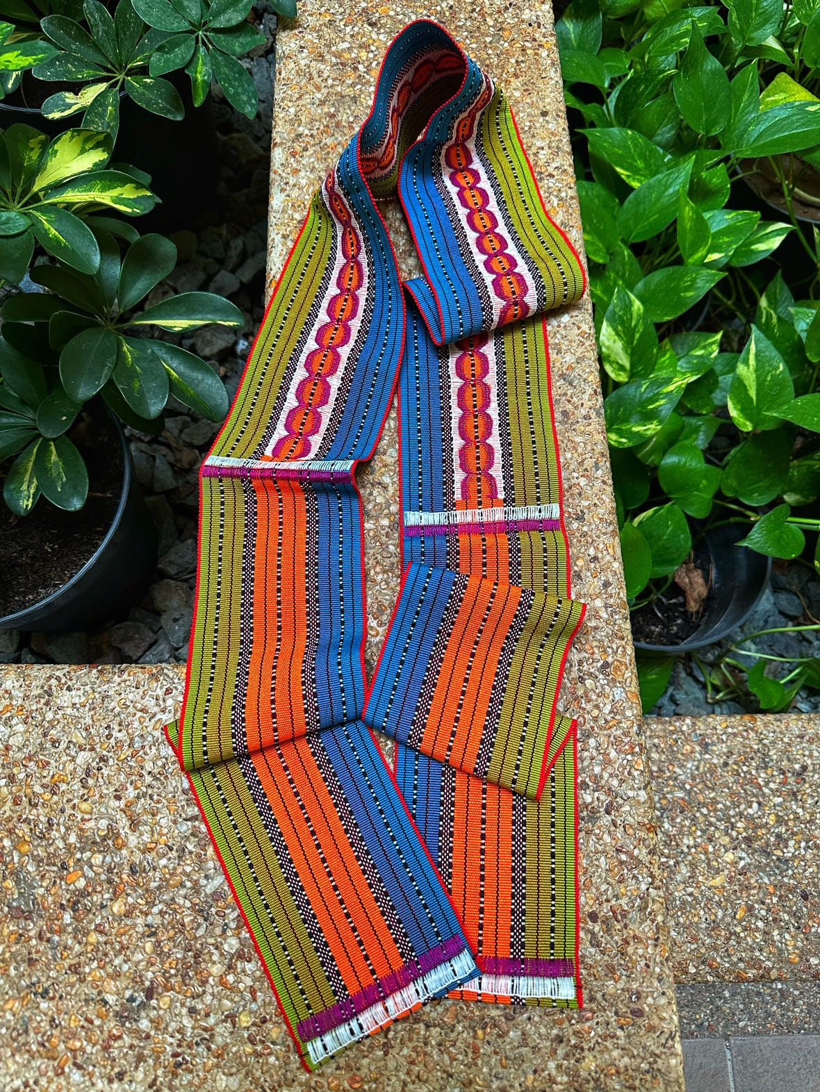 Cordillera Philippines Tapis Kalinga Bontoc Belt Sash (4 X 65 In) - Etsy