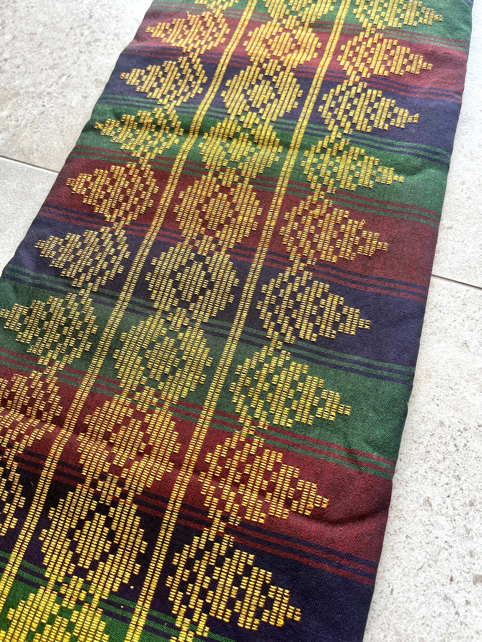Cotton Woven Inaul Malong - Philippines Ethnic Handwoven Textile Ranun ...