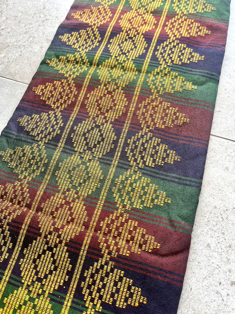 Cotton Woven Inaul Malong - Philippines Ethnic Handwoven Textile Ranun ...