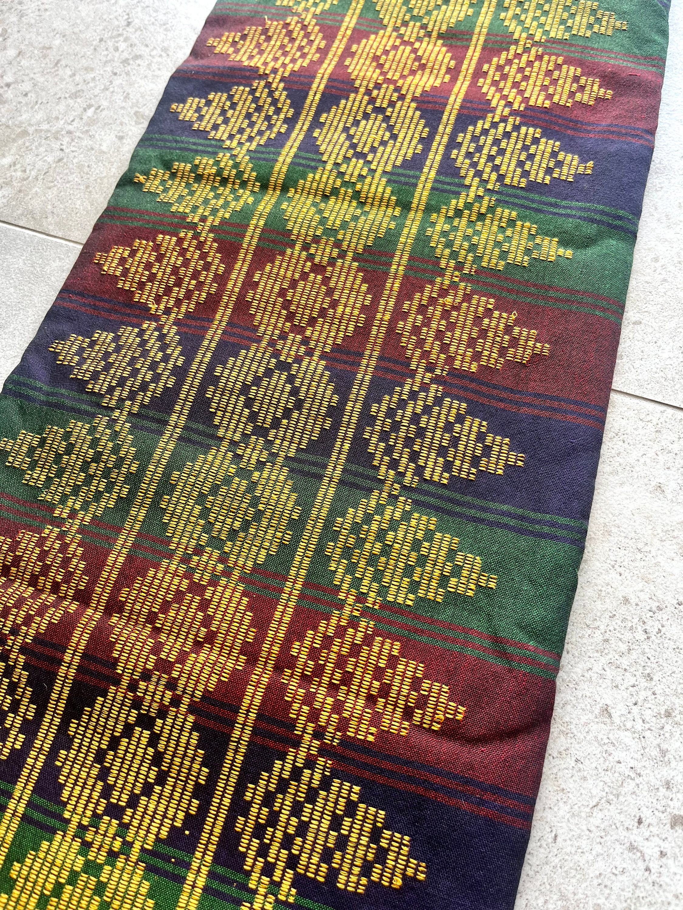 Cotton Woven Inaul Malong - Philippines Ethnic Handwoven Textile Ranun ...